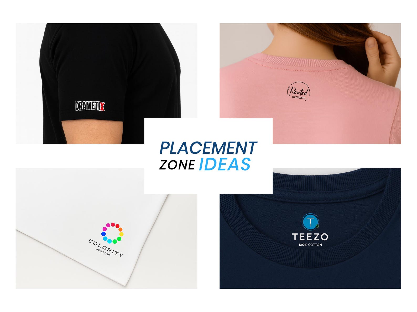 50+ Custom Heat Transfer Tags With Your Logo, Personalized DTF Neck ...