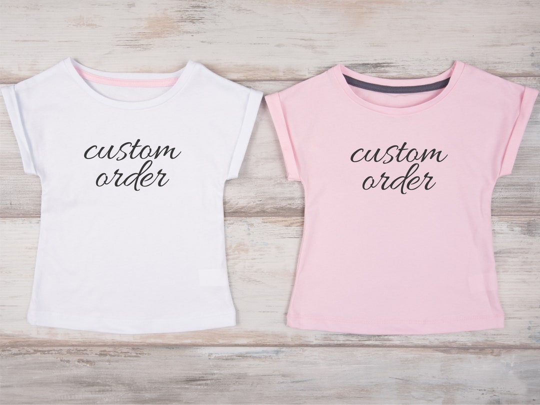 Custom Shirts, Custom Toddler Girl T-shirt, Custom Youth Shirt, Custom ...