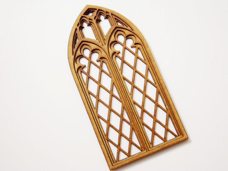 1:4 Miniature Gothic Window Diy Kit Church Window Miniature - Etsy