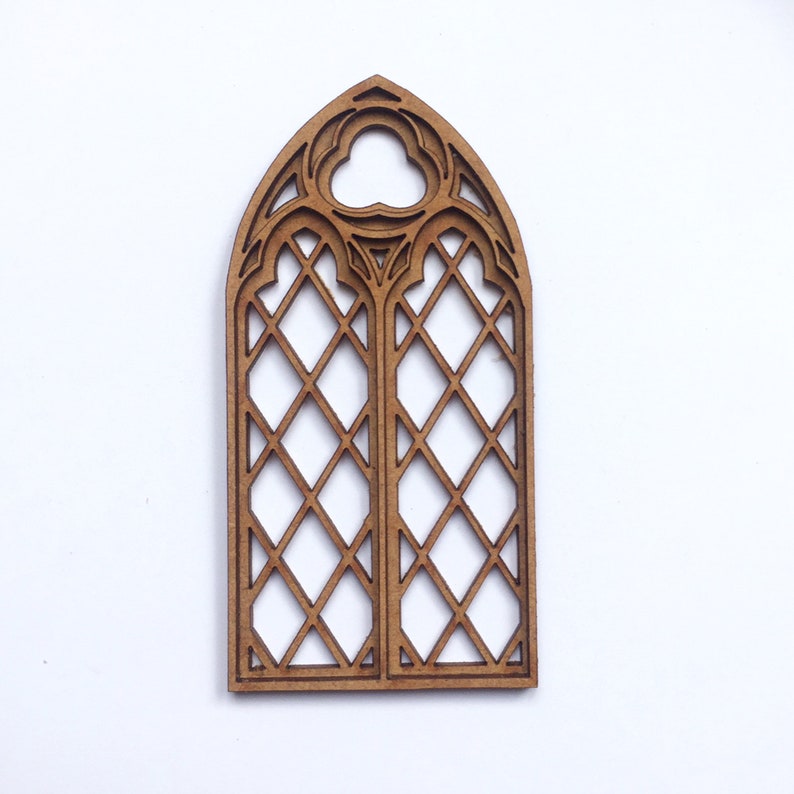 1/6 Miniature Gothic Window Diy Kit 1/6 Scale Church Window - Etsy