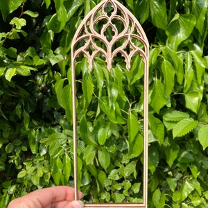 Fantasy Book Nook Window , Bookshelf Decor, Gothic Tracery Window , DIY ...