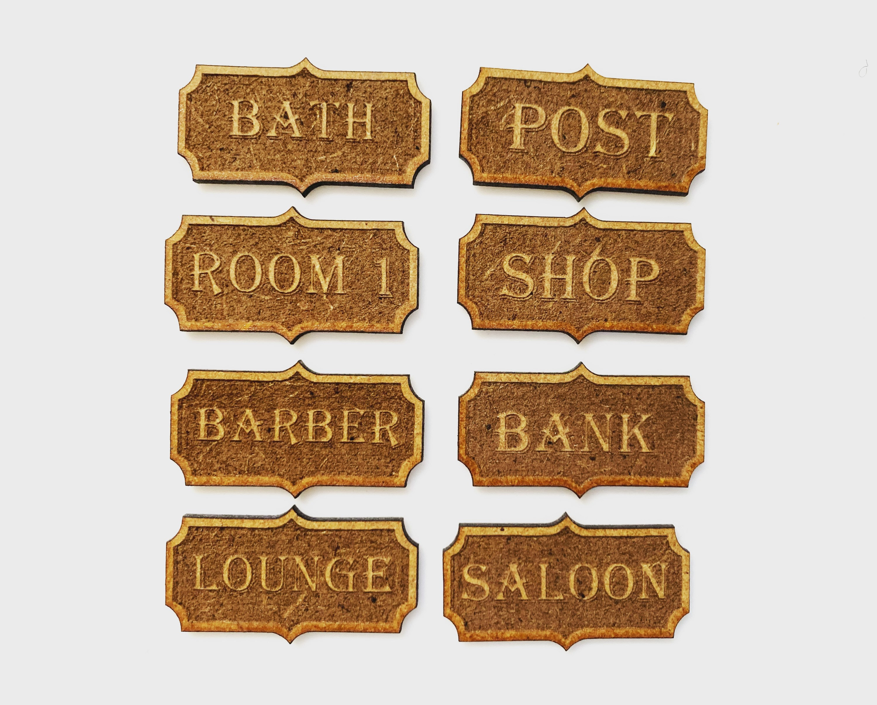 Dollhouse Miniature Sign Kit Custom Writing Sign Board - Etsy