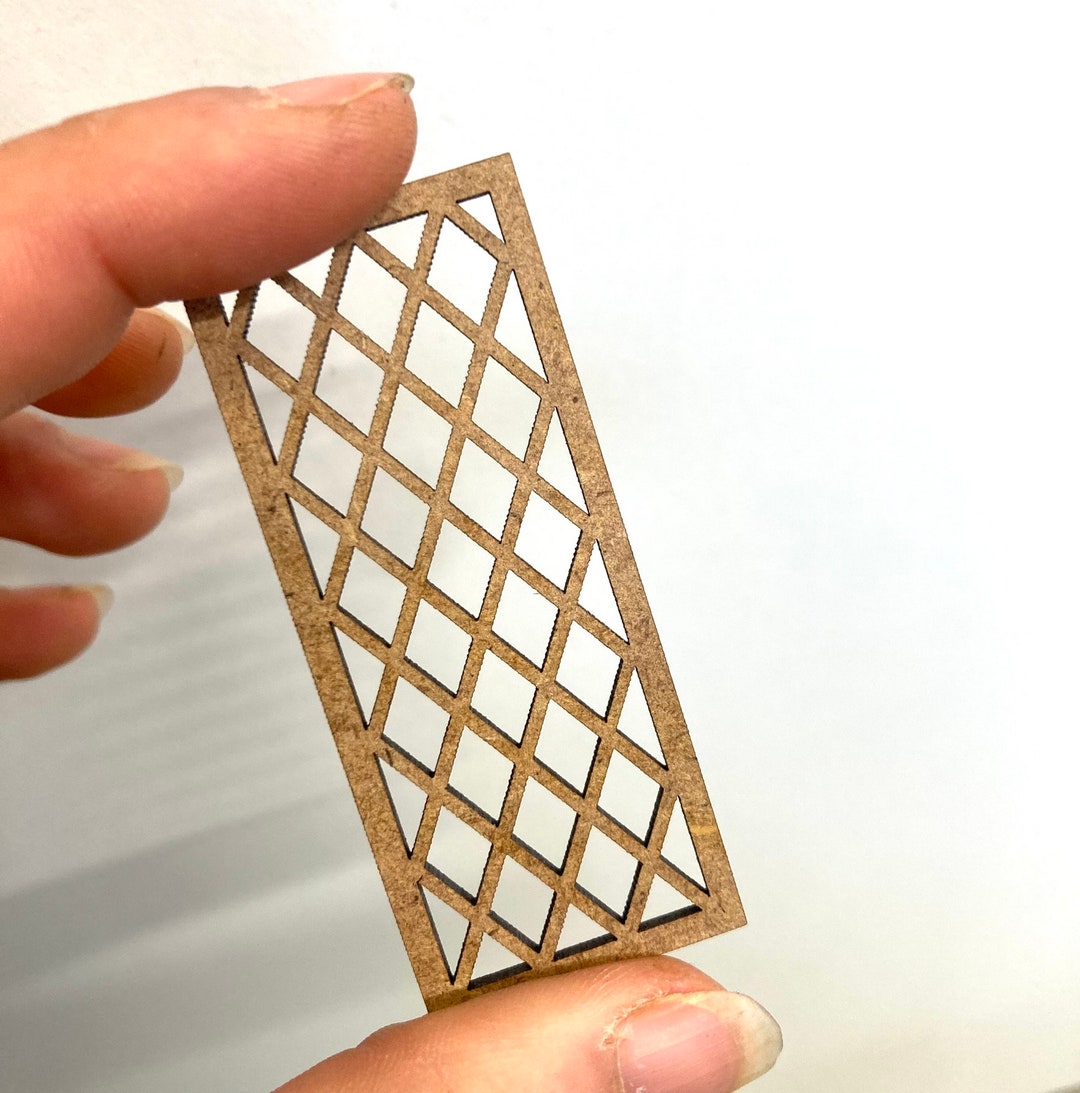 Miniature MDF Window Grill: Tudor Dollhouse Diorama Architecture - Etsy