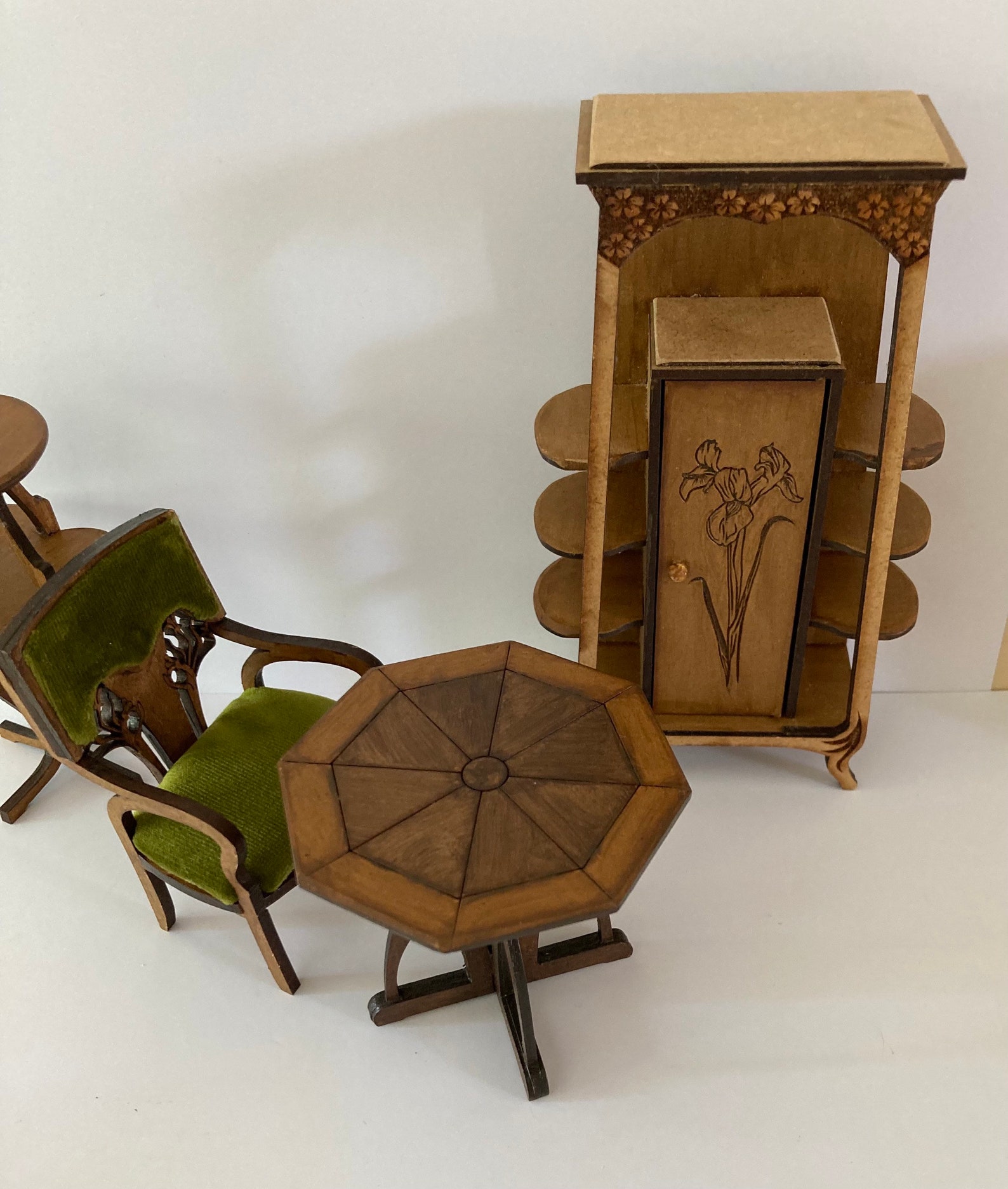 1:12 Dollhouse Miniature Table One Inch Scale Dollhouse Table - Etsy