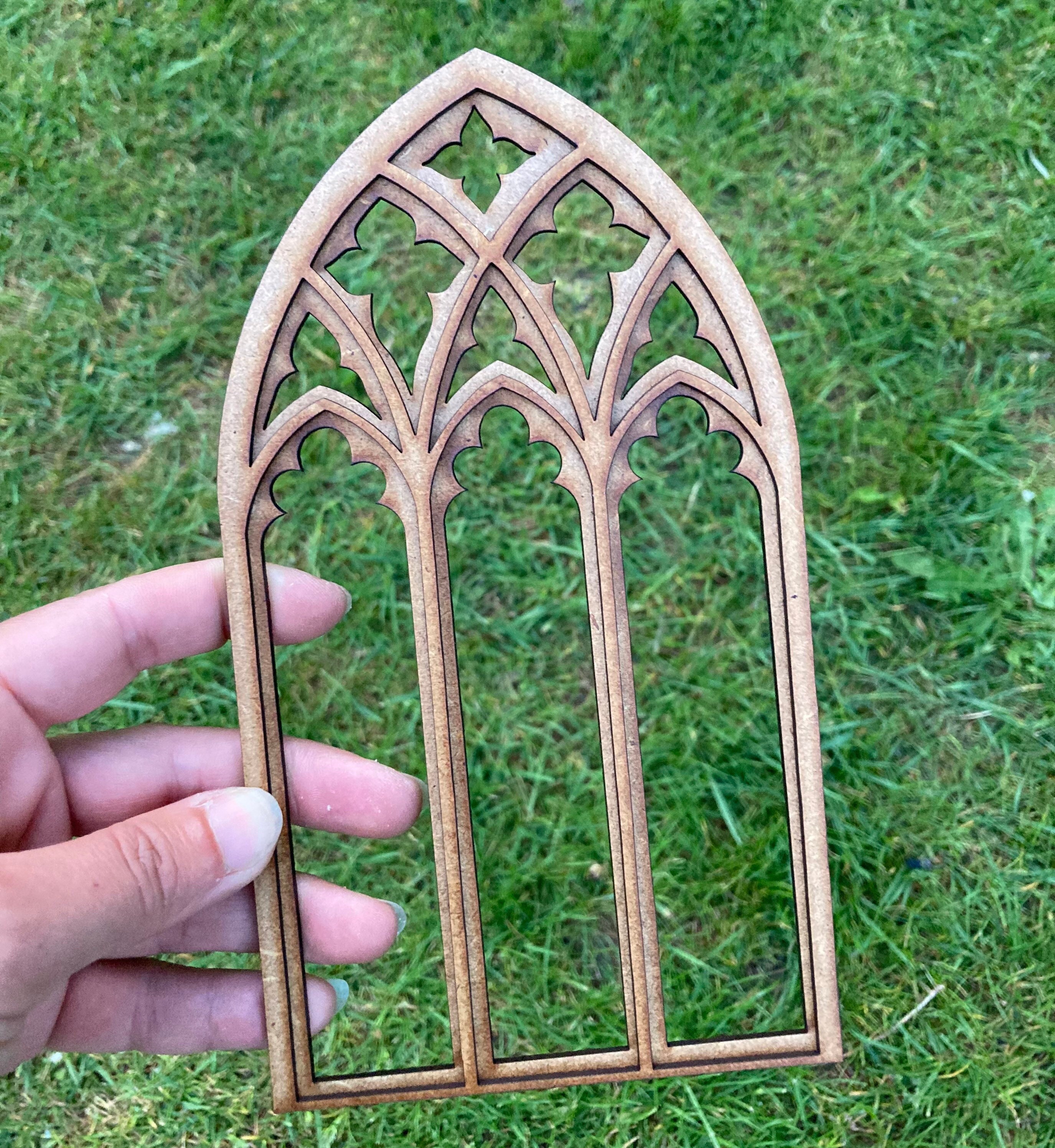 1/6 Scale MDF Gothic Window DIY Kit: BJD Dollhouse Decor - Etsy