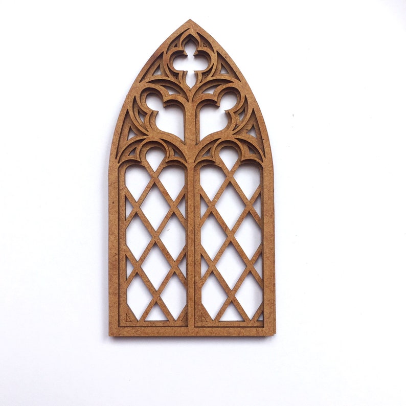 1:12 Scale Miniature Gothic Window Diy Kit One Inch Scale - Etsy