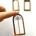 1:24 Scale Miniature Window Frame Diy Kit, Dollhouse Window, Half Inch ...