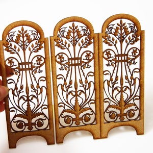 1:12 Scale Miniature Dollhouse Room Divider Frame DIY Kit, Miniature ...