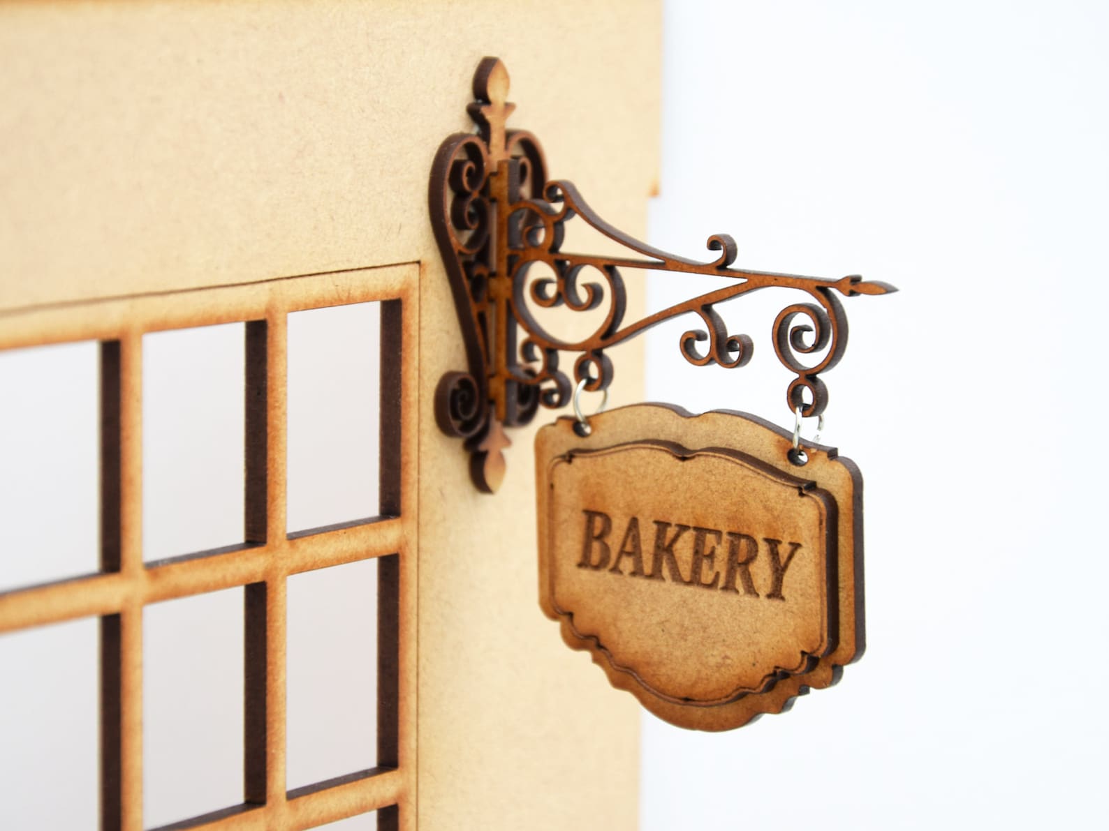 Miniature Customised Shop Sign , Sign Board Dollhouse Miniature Kit 1: ...