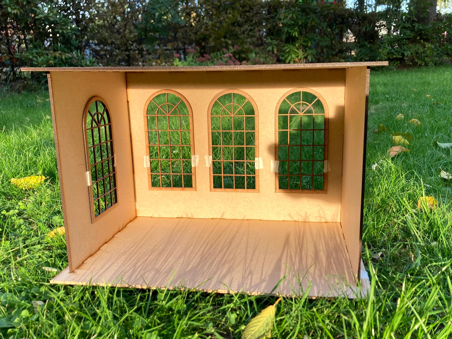 Dollhouse Roombox Veranda Kit Scale 1:12 Roombox Diorama - Etsy