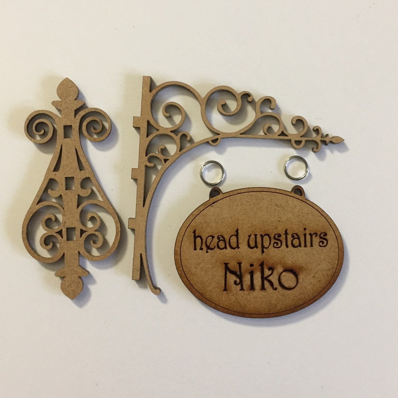 Miniature Shop Sign ,custom Writing Sign Board Dollhouse Miniature Kit ...