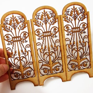 1:12 Scale Miniature Dollhouse Room Divider Frame DIY Kit, Miniature ...