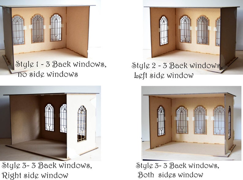 Dollhouse Roombox Veranda Kit Scale 1:12 Roombox Diorama - Etsy
