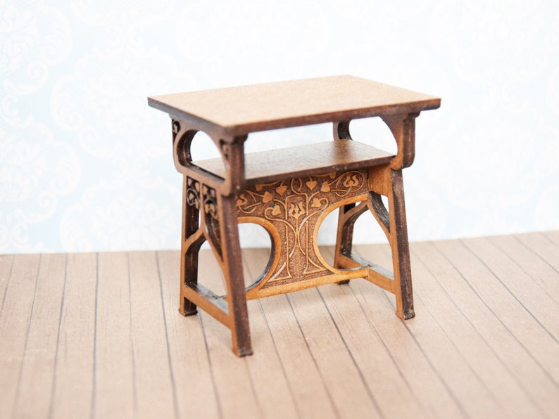 Dollhouse Table Kit 1:12 Dollhouse Miniature Table Dollhouse - Etsy