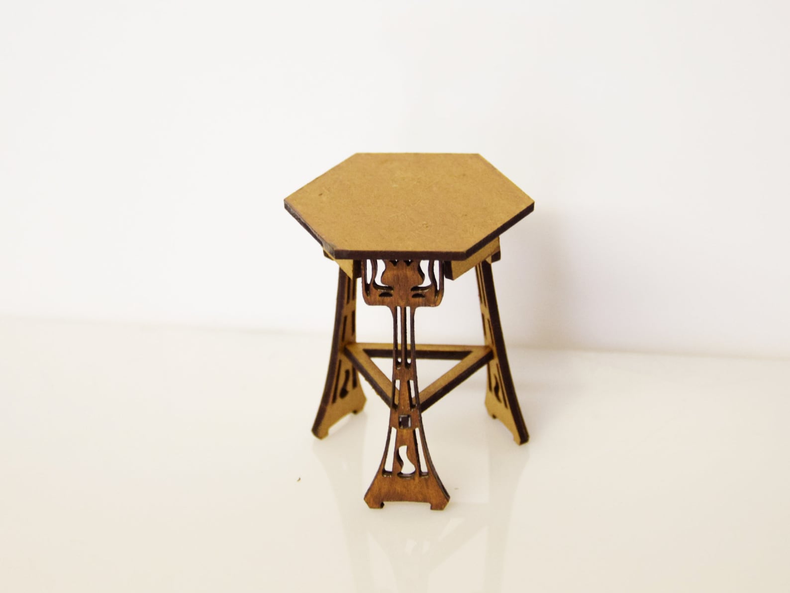 Arts and Crafts Miniature Side Table Kit 1:12 Dollhouse - Etsy