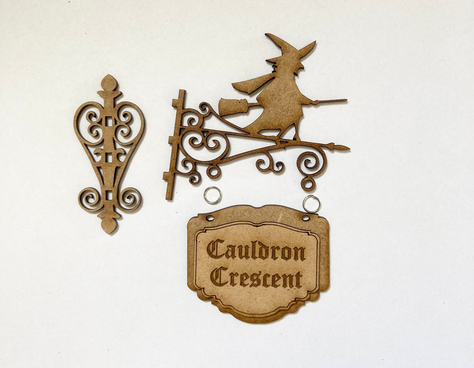 Miniature Customised Witch Shop Sign halloween Sign Board | Etsy