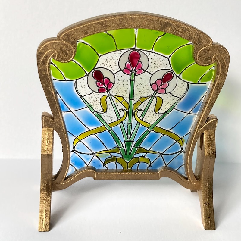 Stained Glass Fireplace - Etsy