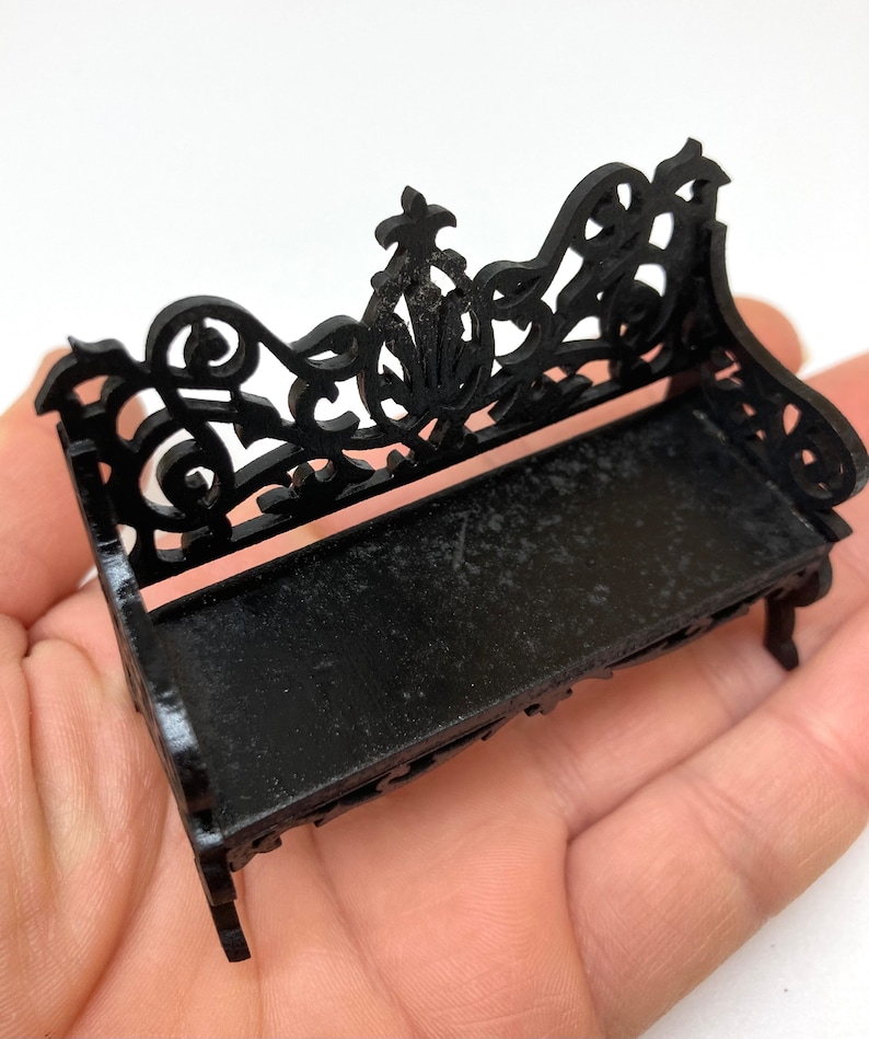 Miniature Garden Bench DIY Kit Scale 1:24 - Etsy