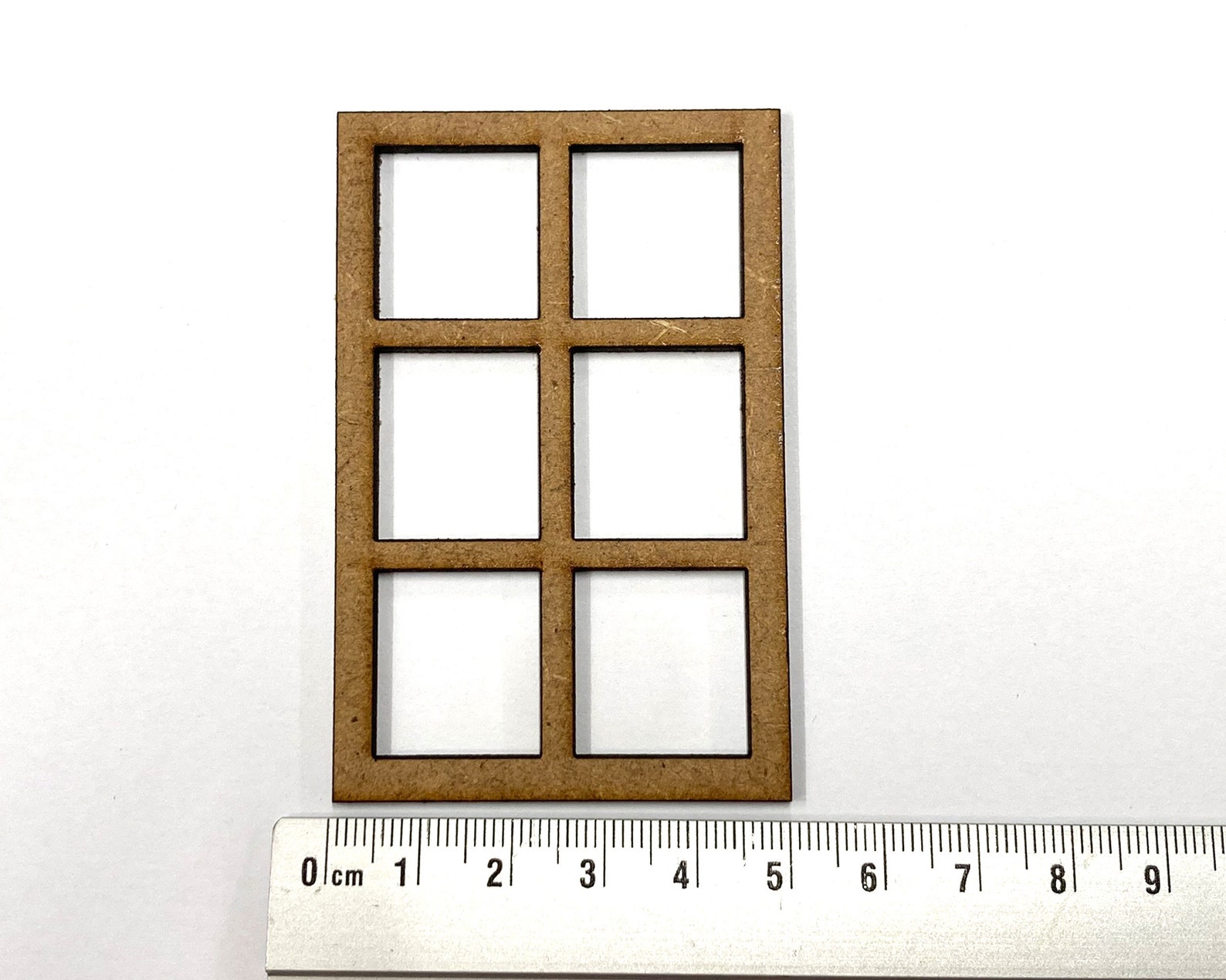 Miniature Window Frame Diy Kit, Dollhouse Window 1:12 Scale , One Inch ...