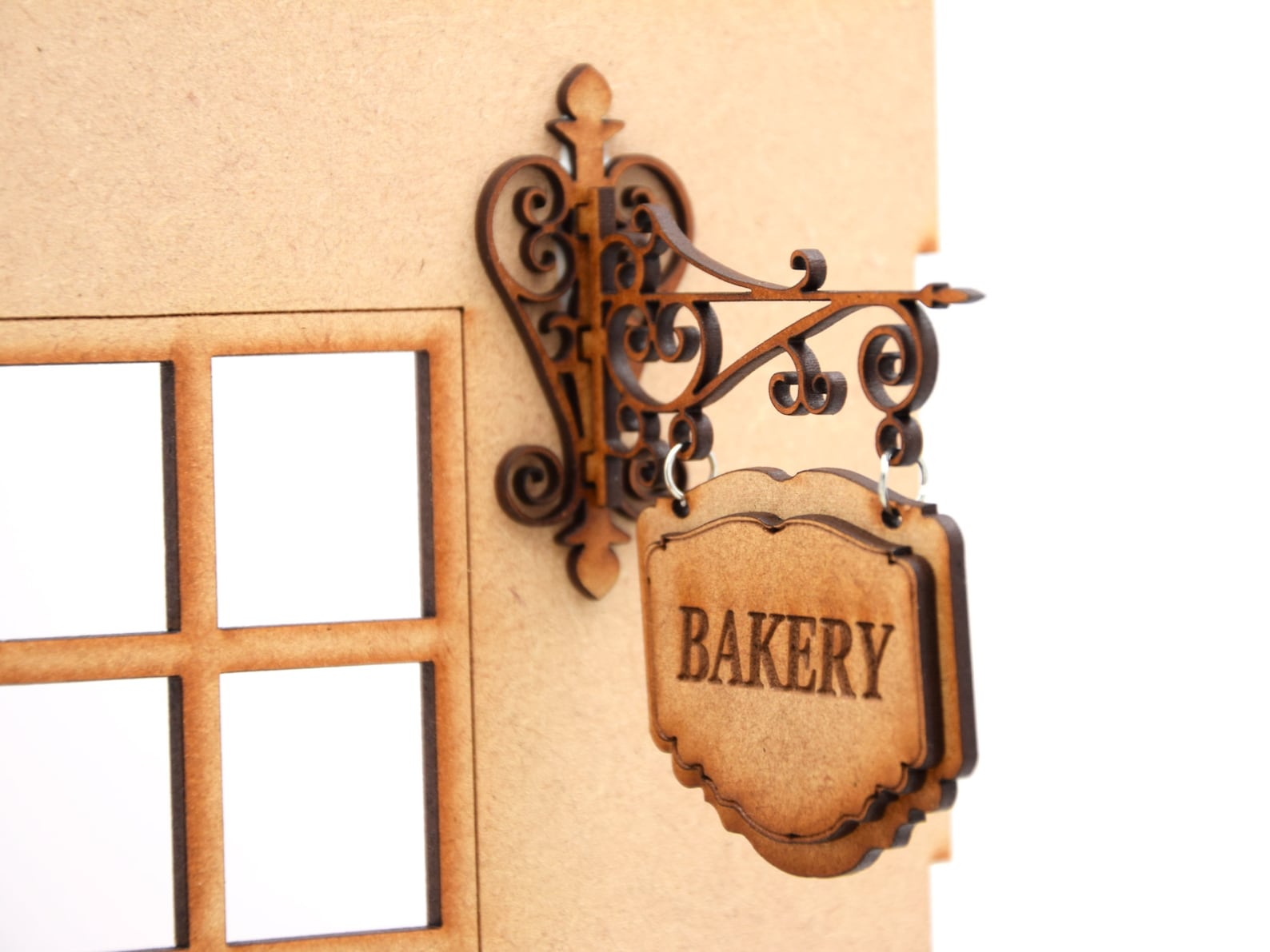 Miniature Customised Shop Sign , Sign Board Dollhouse Miniature Kit 1: ...