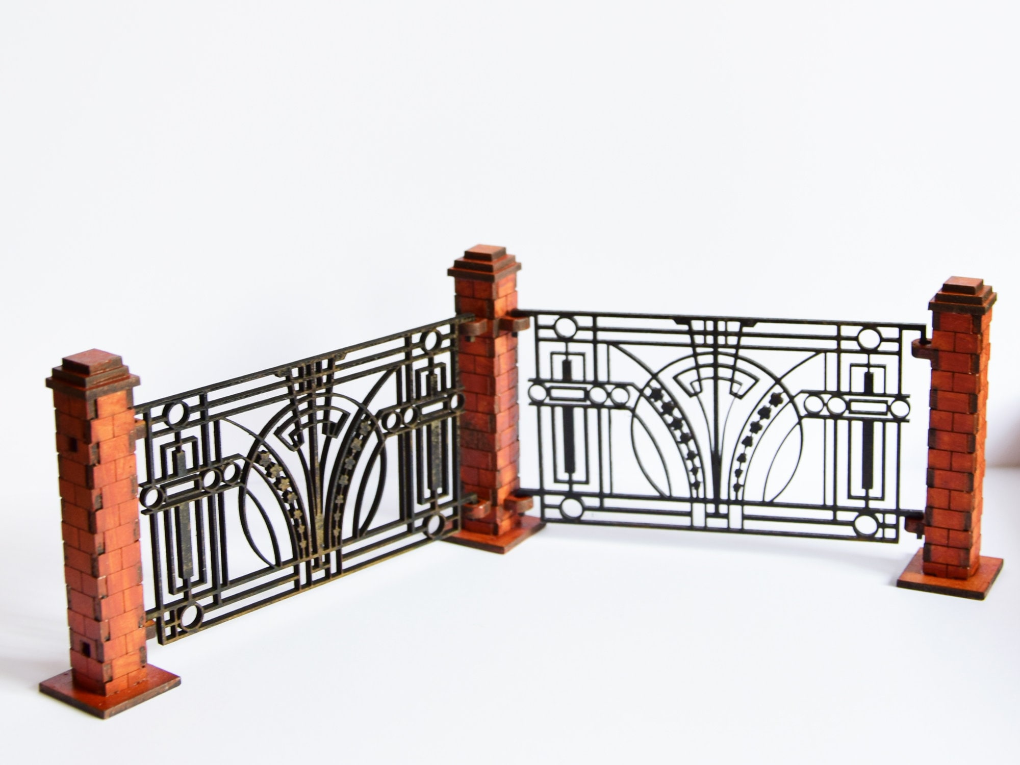 Miniature Fence Kit 1:12 Scale Game Terrain Building - Etsy