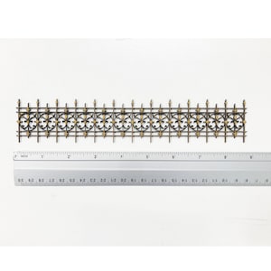 Miniature Fence Kit, Roof Ridge, Roof Cresting, Dollhouse Decor, Roof ...