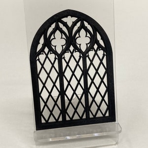 Miniature Gothic Tracery Window Diy Kit, Miniature Cathedral Diy Window ...