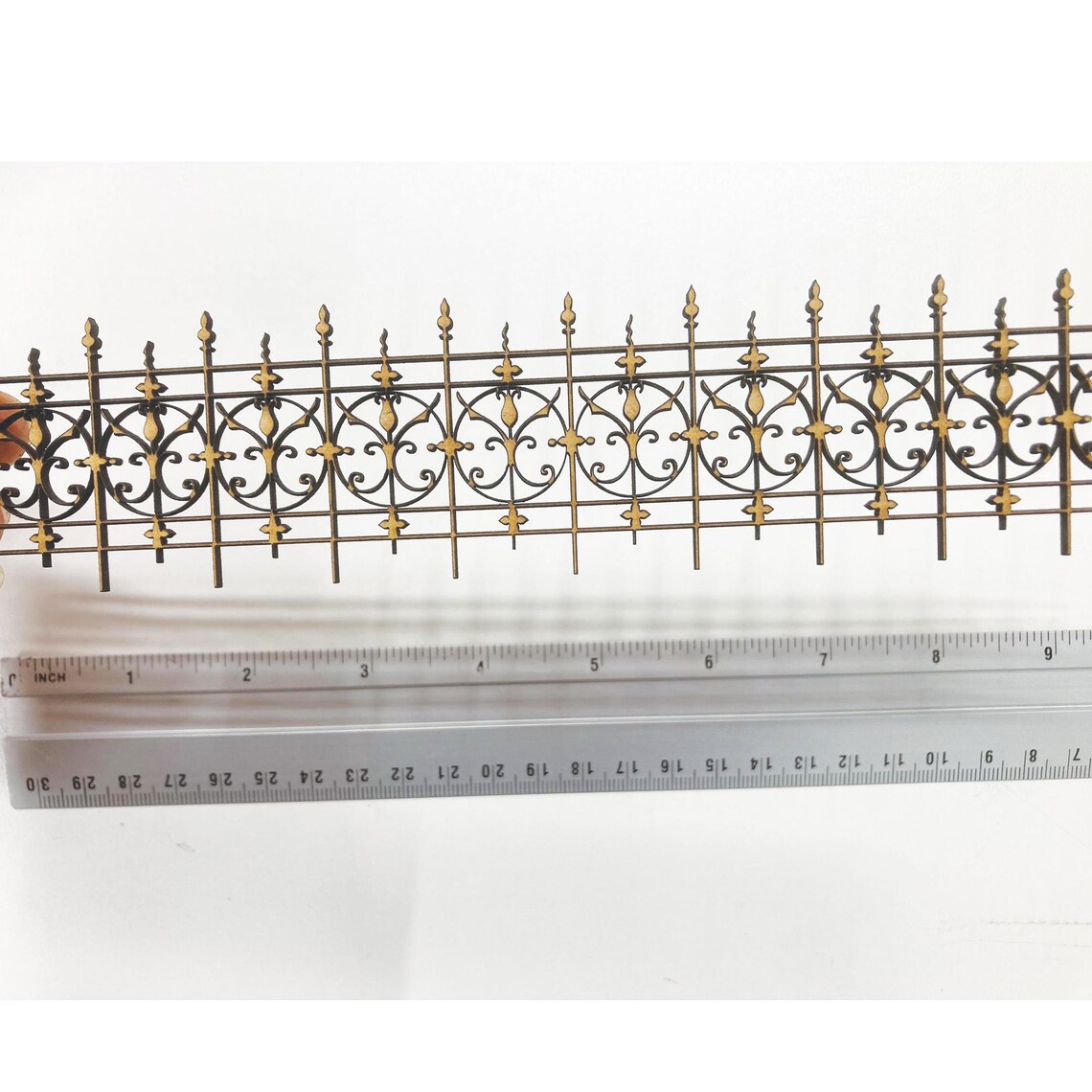 Miniature MDF Dollhouse Fence Kit: Roof Ridge Trim - Etsy