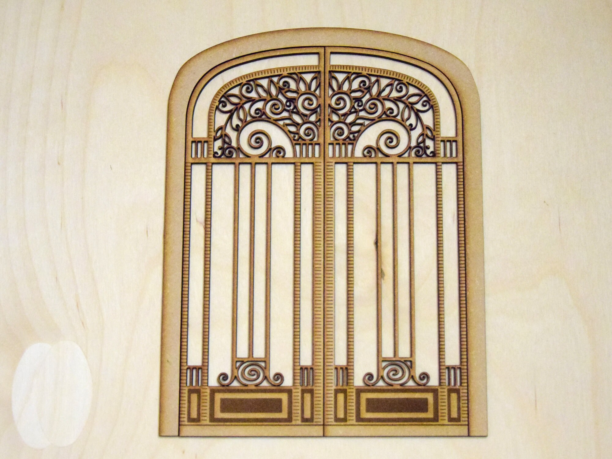 Dollhouse Miniature 1:12 Scale Entrance Gate DIY Kit Wrought - Etsy