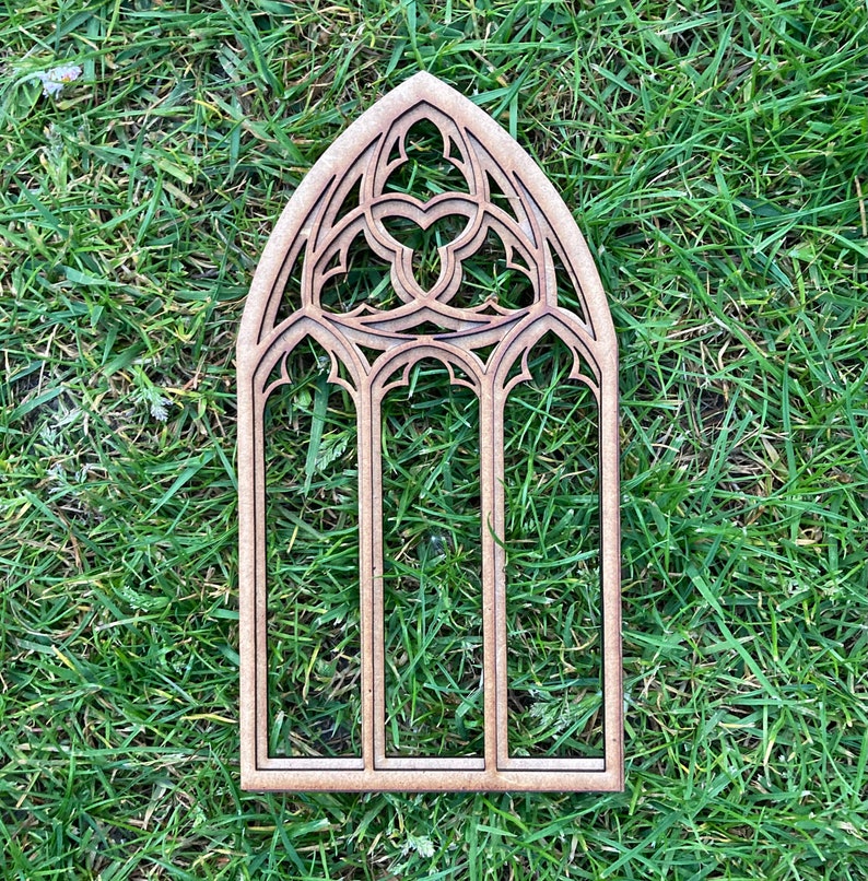 1/6 Miniature Gothic Window Diy Kit 1/6 Scale Church Window | Etsy