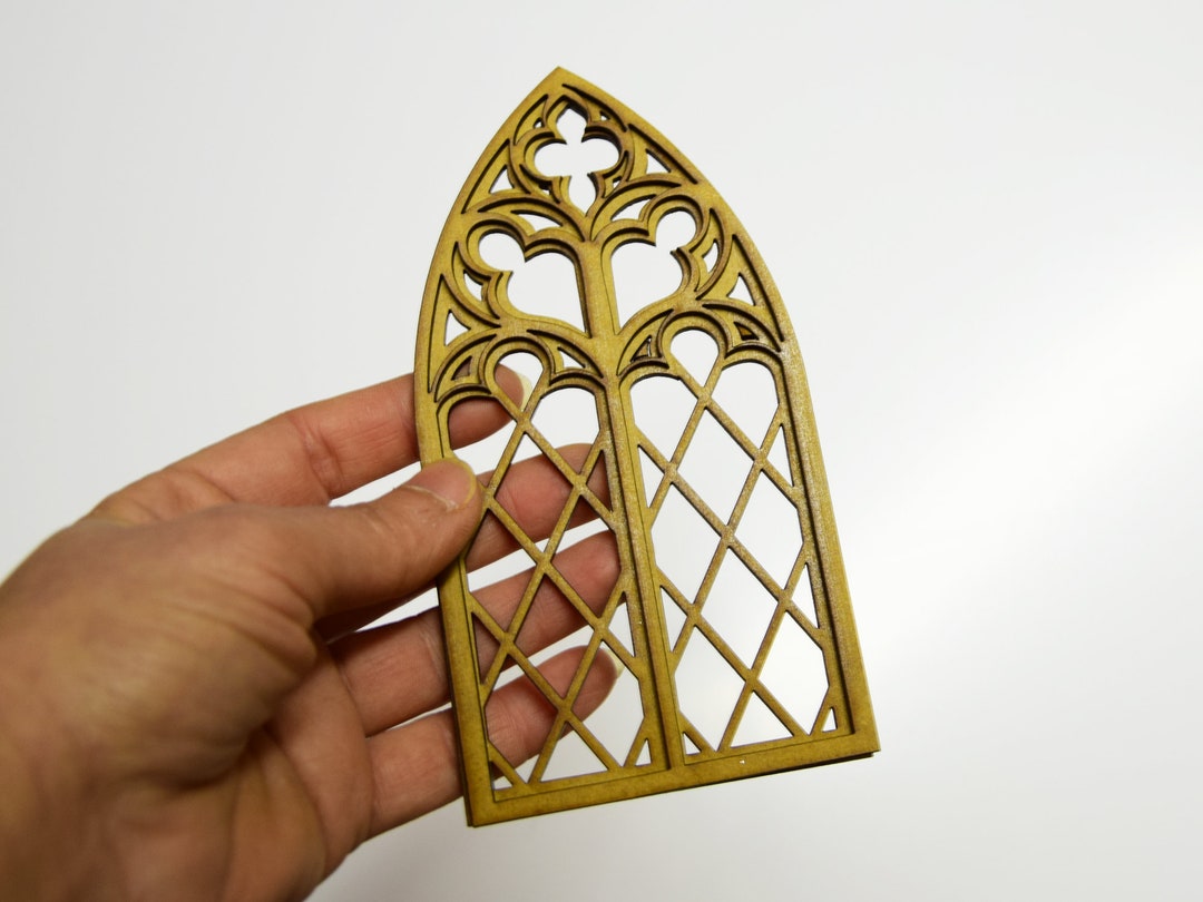 1/6 Scale MDF Gothic Window DIY Kit: BJD Dollhouse Decor - Etsy