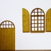 Miniature Door and Window Diy Kit, Dollhouse Window 1:12 Scale - Etsy