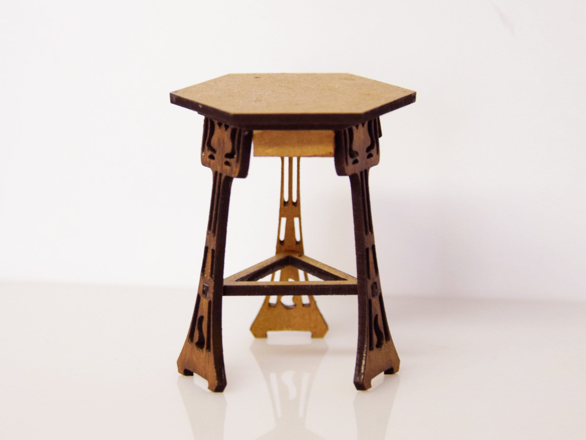 Arts and Crafts Miniature Side Table Kit 1:12 Dollhouse - Etsy