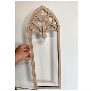 Gothic Tracery Window Kit, Fantasy Wall Decor, Cathedral Window, Castle ...
