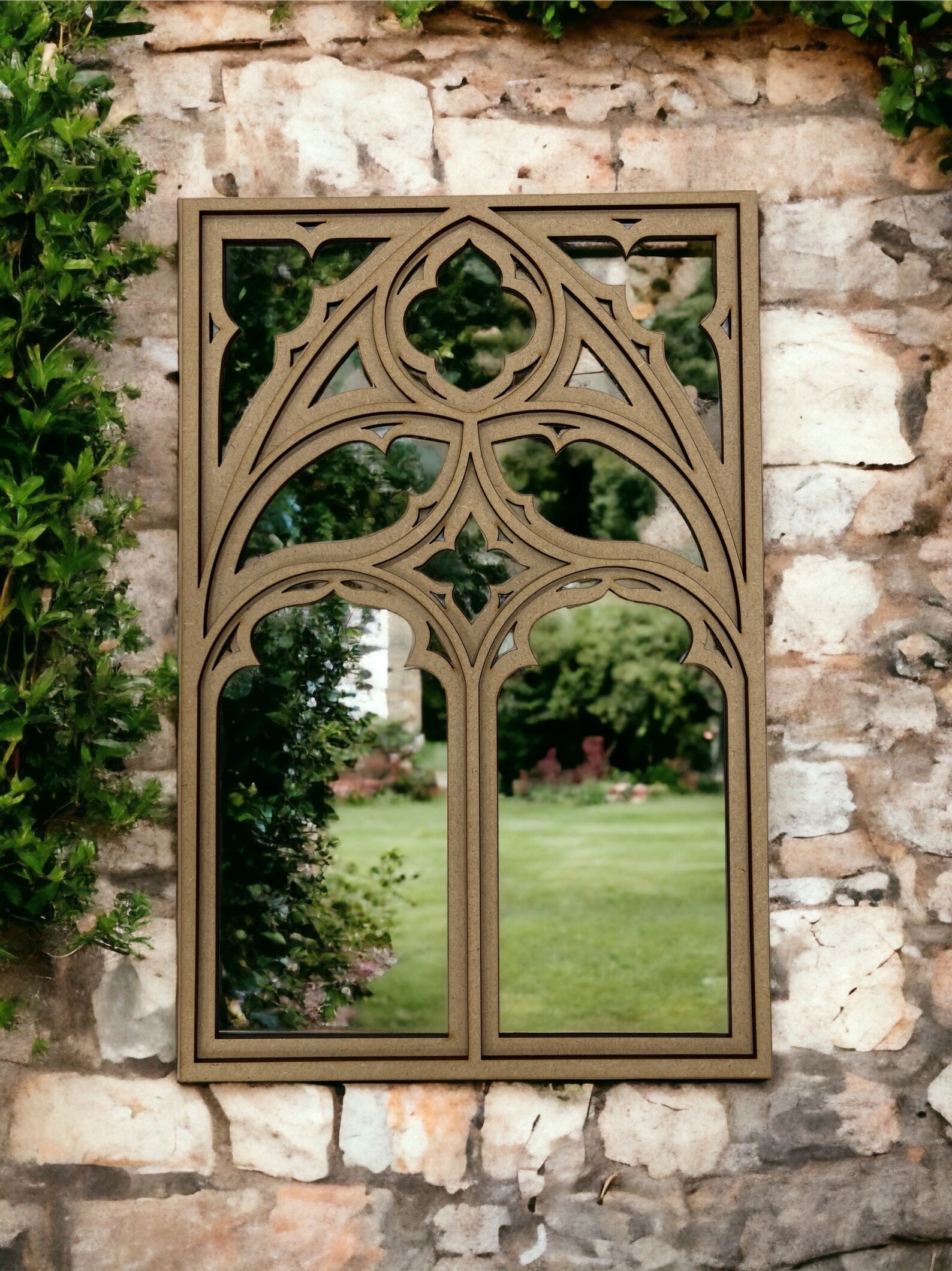 Gothic Tracery Window Kit, Fantasy Wall Decor, Cathedral Window, Castle ...