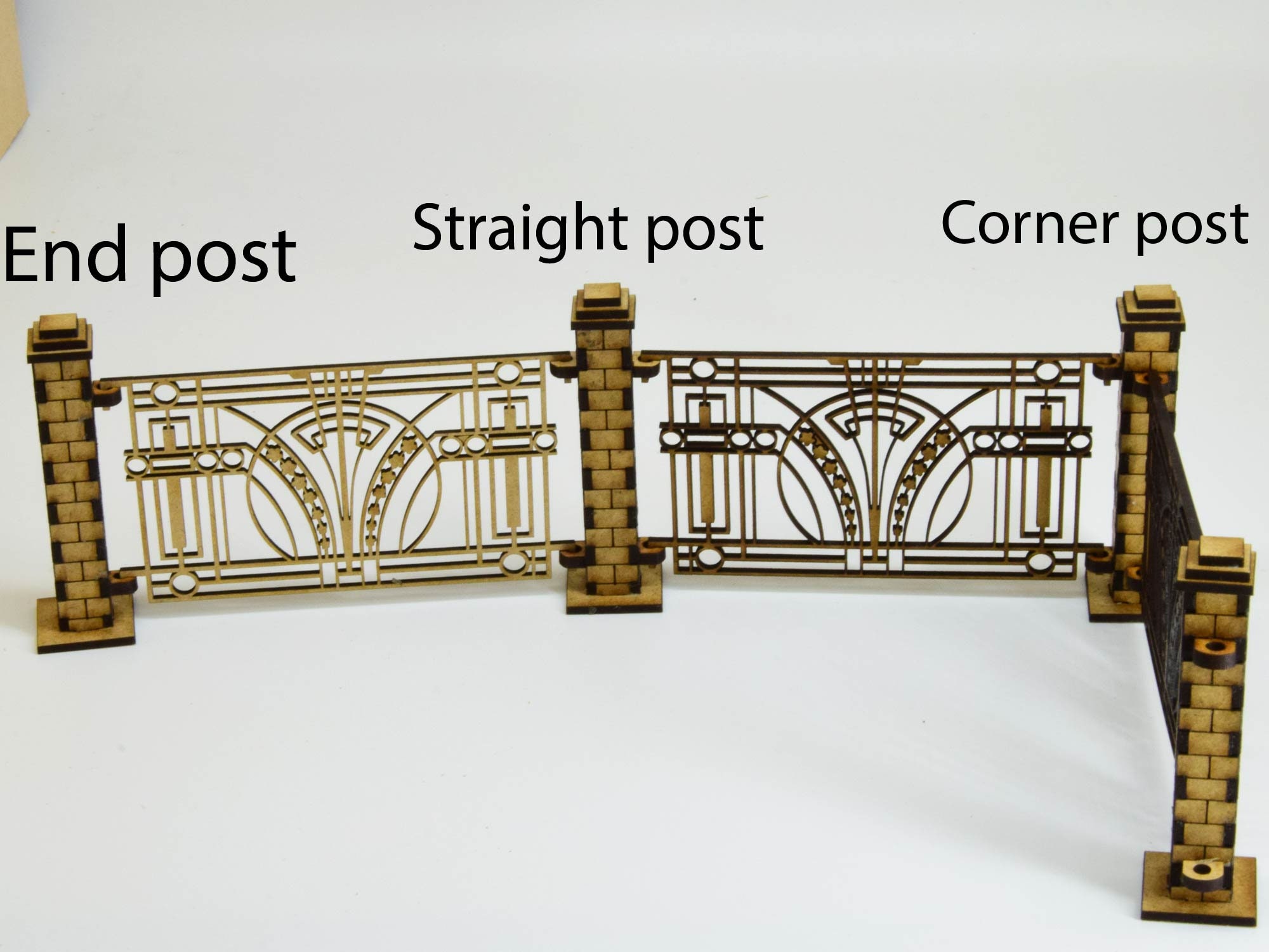 Miniature Fence Kit 1:12 Scale Game Terrain Building - Etsy