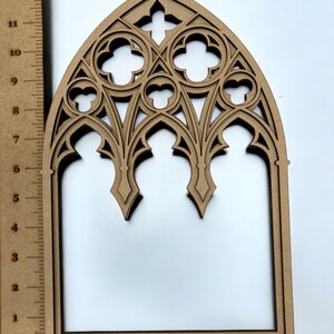 Gothic Tracery Window Kit, Fantasy Wall Decor, Cathedral Window, Castle ...