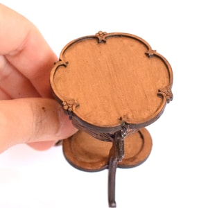 1:12 Dollhouse Miniatures Art Nouveau Table Diy Kit, Dragonfly Emile ...