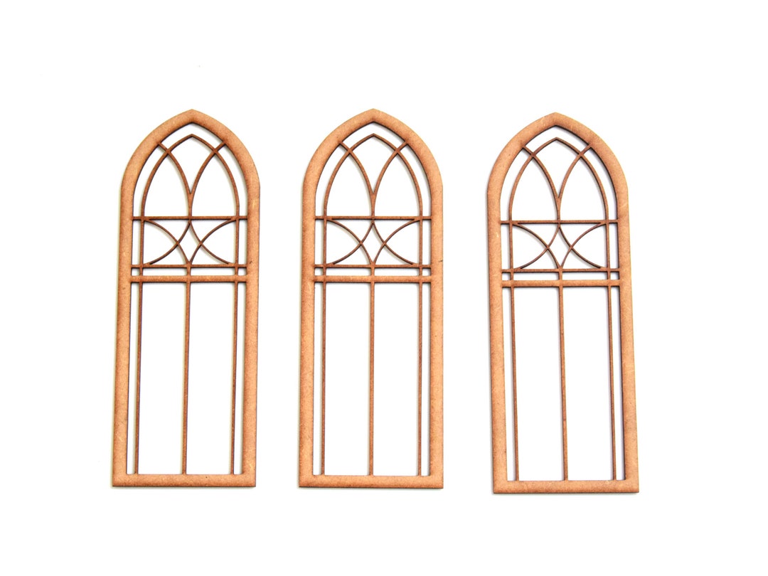1:12 Scale Miniature Window Frame Diy Kit, Dollhouse Window, One Inch ...