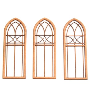 1:12 Scale Miniature Window Frame Diy Kit, Dollhouse Window, One Inch ...