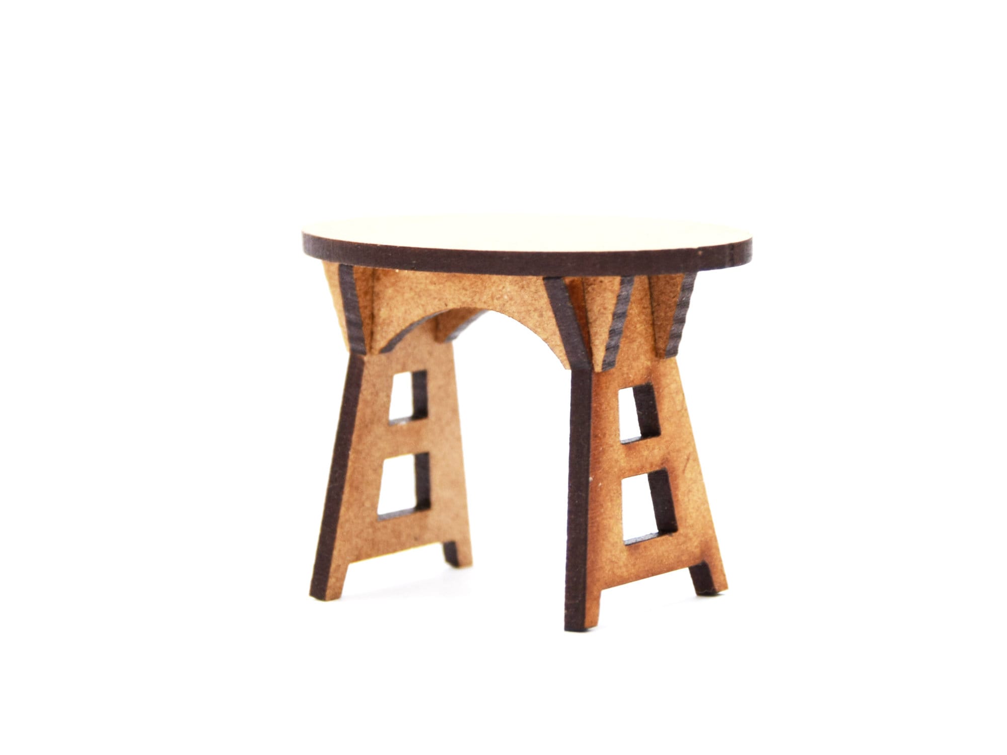 Dollhouse Miniatures Mission Style Stool Diy Kit 1:12 Scale - Etsy