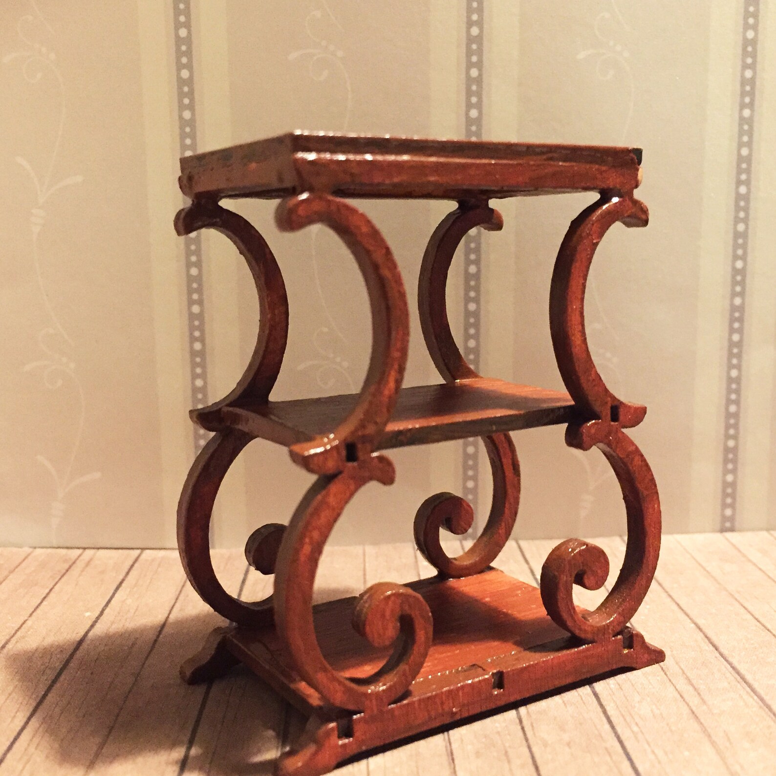 1:12 Dollhouse Miniature Art Deco Side Table Diy Kit - Etsy