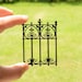 Dollhouse Miniature Fence Panel Wrought Iron Look Fencing - Etsy