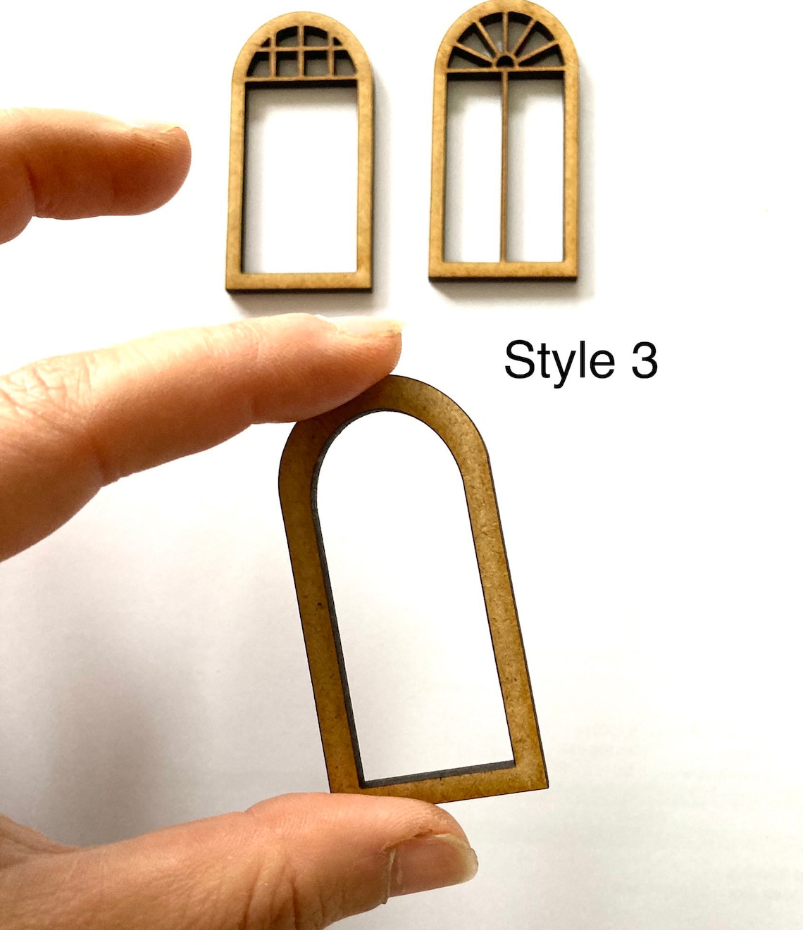 1:24 Scale Miniature Window Frame Diy Kit Dollhouse Window | Etsy