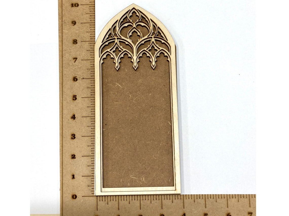 DIY Gothic Window Book Nook Kit: Laser Cut Birch Plywood (unpainted) - Etsy