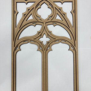Gothic Tracery Window Kit, Fantasy Wall Decor, Cathedral Window, Castle ...