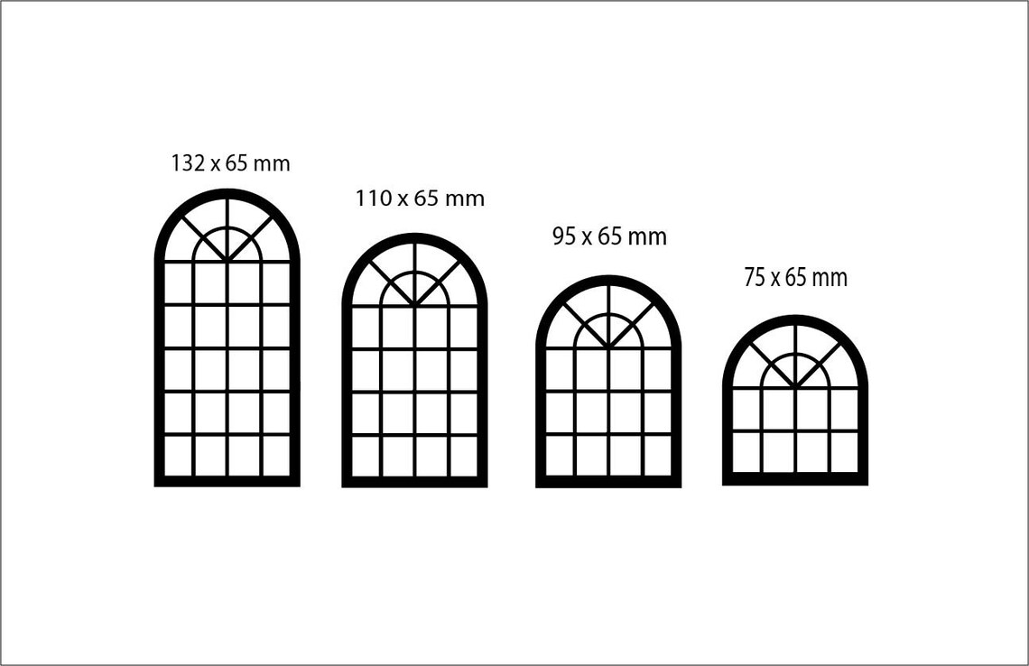 Miniature Window Frame Diy Kit, Dollhouse Window 1:12 Scale , One Inch ...