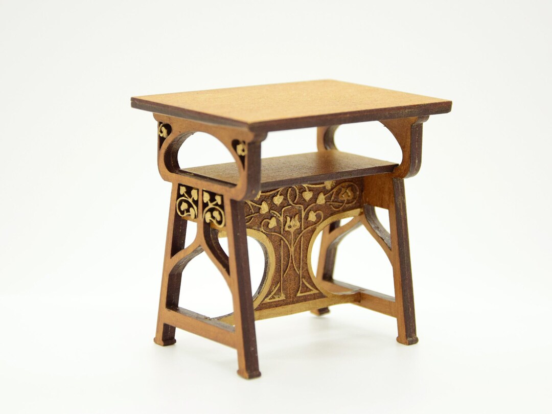 Dollhouse Table Kit, 1:12 Dollhouse Miniature Table, Dollhouse ...