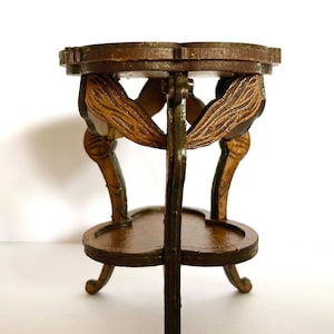 1:12 Dollhouse Miniatures Art Nouveau Table Diy Kit, Dragonfly Emile ...