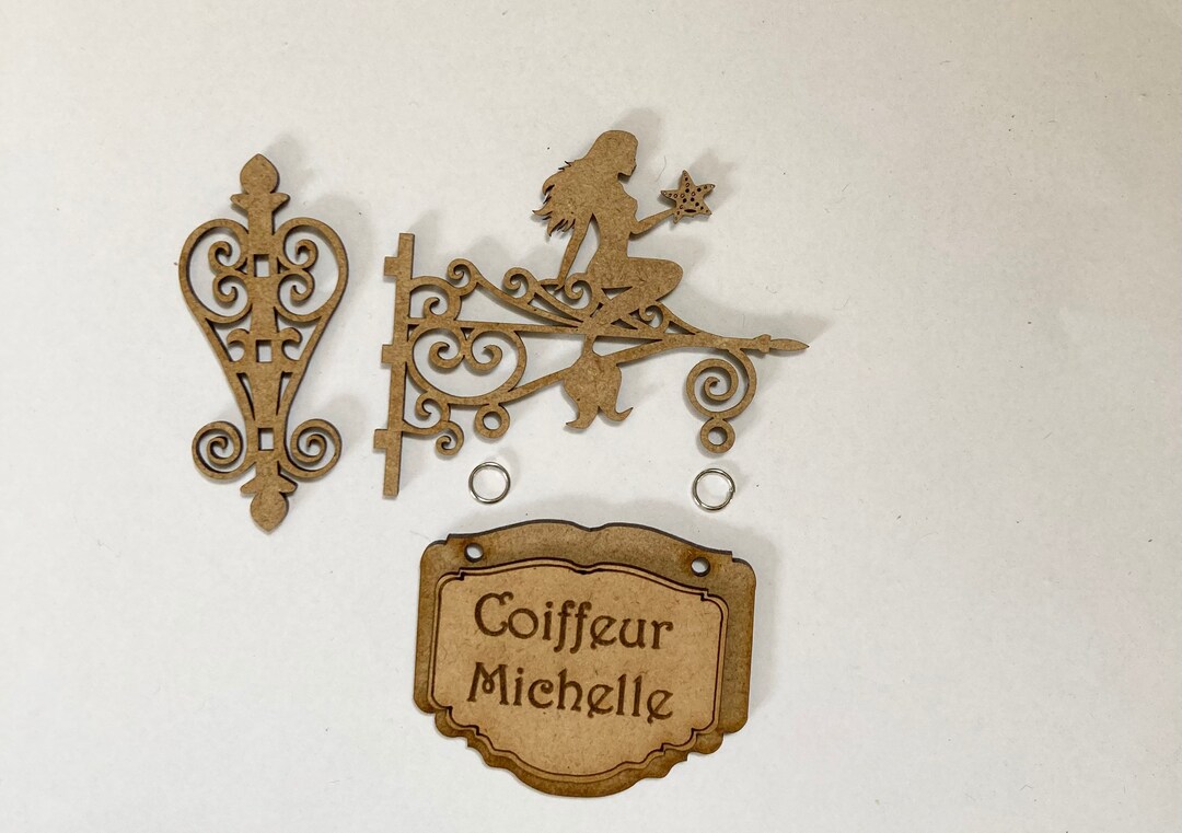 Miniature Customised Shop Sign , Sign Board Dollhouse Miniature Kit 1: ...